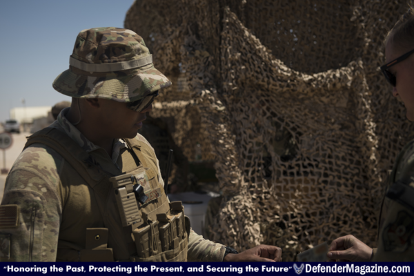 379th Expeditionary Security Forces deployment at an undisclosed ...